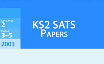 2003 KS2 Year 6 SATs Past Papers - SATs Papers Hub