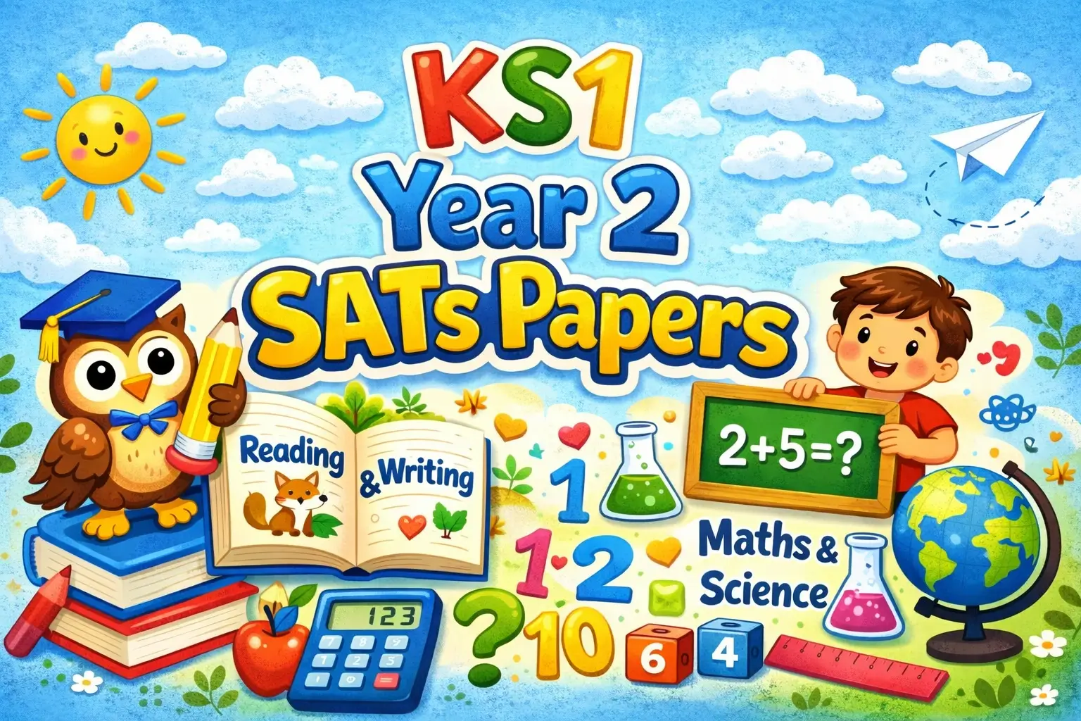 Free KS1 SATs Papers | Year 2 Past Papers 2003 – 2025 PDF